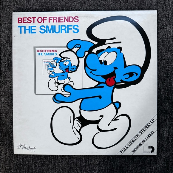 Starland Music | Media | 982 The Smurfs Best Of Friends Vinyl Album 127 ...